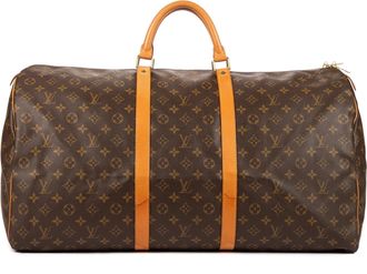 Louis Vuitton Crossbody Bags - Keepall 55 - Gr. unisize - in Braun - f&uuml;r Damen