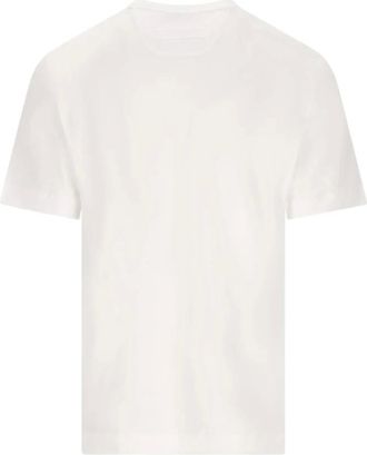Ermenegildo Zegna Homme, Tops, Blanc, Taille: 4XL Logo Cotton Jersey T-Shirt