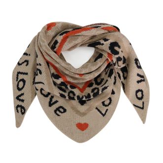 Glamexx24 Damen Winterschal Dreiecksform Schal: Wärme Halstuch Trend Sehr Weicher Liebe Muster, Mischfarbe