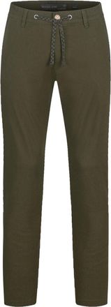 Indicode Herren Stoffhosen (S-5XL) Regular Fit Leinenhosen - 55% Leinen, 45% Baumwolle, Leichte, Atmungsaktive Hosen M&auml;nner - B798 Army XXXXX-Large