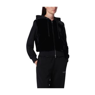 Moose Knuckles Roslyn Bunny Hoodie - - Sweatshirts & Hoodies - Damen - Schwarzk - S