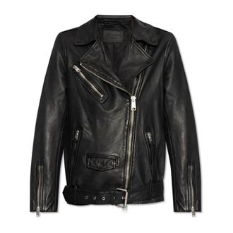 AllSaints Lederjacke Billie - - Jackets - Damen - Schwarzk - L