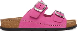 Scholl Pantoletten Scholl Bora 2 Buckles MF32609 Rosa