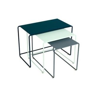 Fermob Tables gigognes Oulala - Multicolore - Acier - Designer Studio Fermob