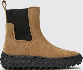 Camper Ground Chelsea-Boots aus Veloursleder mit gekerbter Sohle