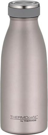 Thermocafé by Thermos TC BOTTLE rose mat 0,35l, Isolierflasche aus Edelstahl, kohlensäurefest, 12h heiß 24h kalt, Auslaufsicher, für Schule, Unterwegs & Büro