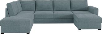 Mirjan24 Ecksofa Wilma Premium, 2 Bettkasten und Schlaffunktion, Eckcouch Polsterecke Sofa Couch Couchgarnitur Schlafsofa Bettsofa (Maya 11, Seite: Links)