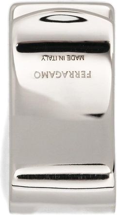 Ferragamo Palla Tie Clip - Silver