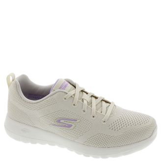 Skechers Damen Go Walk Joy Violet Sneaker, Natural/Purple, 39 EU