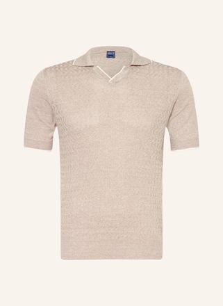 Fedeli Fedeli Strick-Poloshirt beige