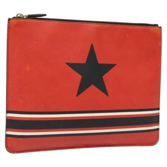Givenchy Pre-owned Leder clutches - - Pre-owned - Damen - Rot - ONE SIZE
