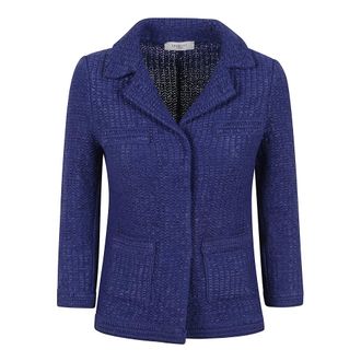 Charlott Blaue Jacke f&uuml;r stilvolles Layering - - Jackets - Damen - Blau - M