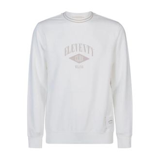 Eleventy Herren, Sweatshirts & Hoodies, Wei&szlig;, XLGr&ouml;&szlig;e