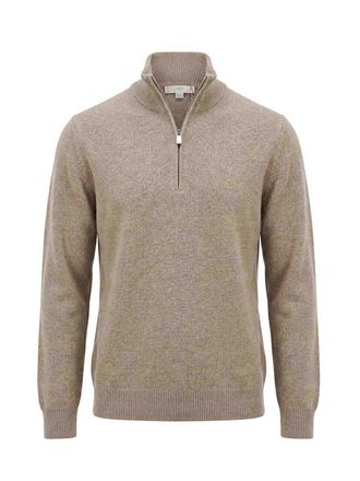 Malo V-Pullover - Braun