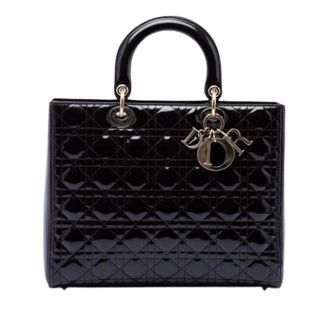 Dior Pre-owned Lady Dior Handtasche - - Pre-owned - Damen - Schwarzk - ONE SIZE