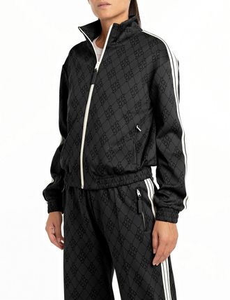 Replay Damen Sweatjacke mit Rei&szlig;verschluss, Schwarz (Blackboard/Black 020), L