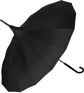 Von Lilienfeld Regenschirm Hochzeitsschirm Sonnenschirm Stabil Stockschirm Pagode Charlotte schwarz