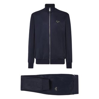 Philipp Plein Herren, Jumpsuits & Playsuits, Blau, 2XLGr&ouml;&szlig;e