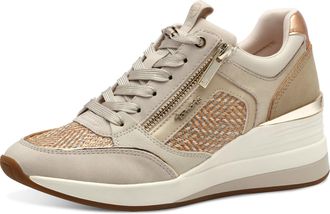 Tamaris Schn&uuml;rer Damen sportlich beige,EU 37