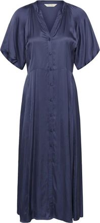 Part Two Femme, Robes, Bleu, Taille: 40 FR Midi Robes