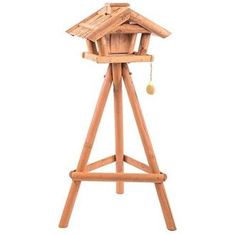 Siena Garden Vogelhaus Bea mit Silo und St&auml;nder Ma&szlig;e: 40x47x34 cm, Kiefer FSC 100%