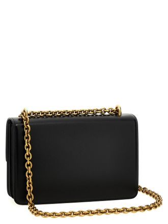 Valentino Garavani Womens Black Calfskin Shoulder Bag
