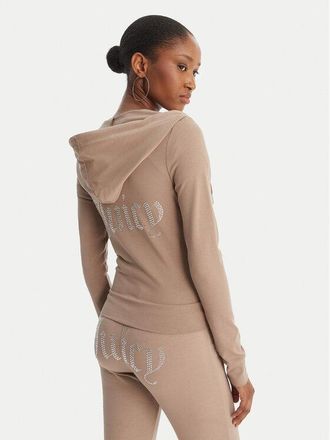 Juicy Couture Sweatshirt Oola JCWAS126306 Beige Slim Fit