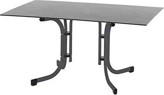 Siena Garden Sola Klapptisch 140x90 cm anthrazit