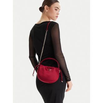 Guess Handtasche Guess Elsie Mini HWSE96 50750 Dunkelrot