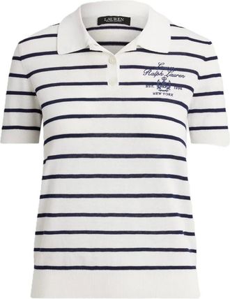 Ralph Lauren Femme, Tops, Blanc, Taille: 38 FR Natrissa Short Sleeve Pullover