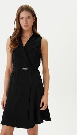 HUGO BOSS Coctailkleid Dimosa 50554224 Schwarz Regular Fit