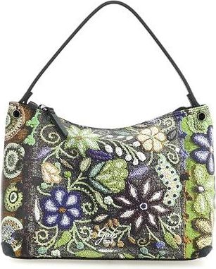 Gabs Sac Port&eacute; &Eacute;paule FIONA SIZE M, 594 - RICAMO FIORE VERDE, M