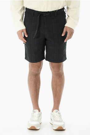 Woolrich Plaid Shorts COOL MESH with Industrial Belt size M