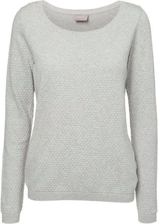 Vero Moda Rundhalspullover VMCARE STRUCTURE LS O-NECK BLOUSE aus Bio-Baumwolle