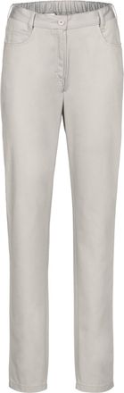 Greiff Damen Arbeitshose Five-Pocket 5319 Cuisine Basic - Regular Fit Hose mit Gummibund hinten - Gastronomie, Service, K&uuml;che & Restaurant - Gr&uuml;ner Knopf Zer