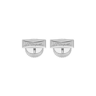 S.T. Dupont Boutons de manchettes ronds en laque et pointe de diamant