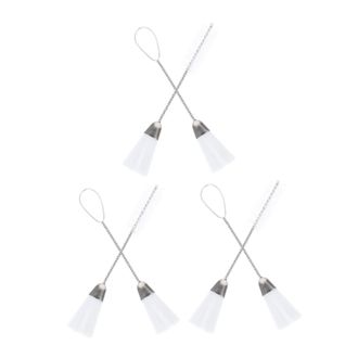 Pretyzoom 3 Stück Teiliges Nähmaschinen reinigungsbürsten Doppel Einkopfdesign Ergonomisch Leicht für Schwer Zugängliche Stellen Praktisch und Platzsparend für 