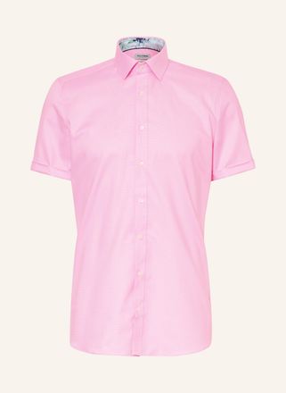 Olymp Kurzarm-Hemd Level Five Body Fit pink