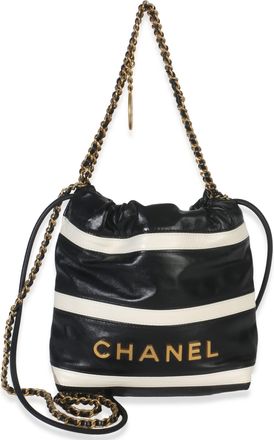 Chanel Mini Quilted Calfskin 22 Hobo