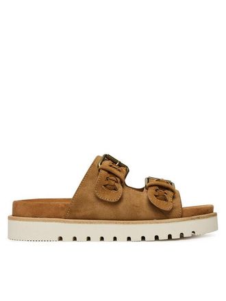 Mustang Jeans Mustang Pantoletten 1461-711 Braun