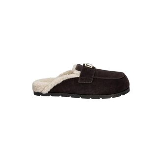 A|X Armani Exchange Wildlederpantoletten - - Shoes - Damen - Braun - 37 EU