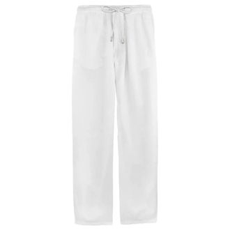 Vilebrequin Pacha Leinenhose - - Trousers - Herren - Wei&szlig; - 3XL