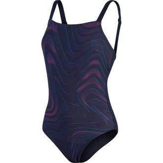 Speedo Damen Badeanzug SPDSCU AMBERGLOW PT 1PC AF BLU