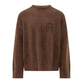 Represent Logo Pullover - - Knitwear - Herren - Braun - S