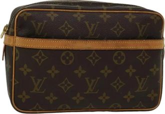 Louis Vuitton Pre-owned Toile pochettes-minaudieres - Femme - Pre-owned - Brun - Taille: ONE Size