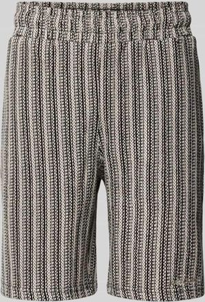 Pegador Straight Fit Shorts mit Strukturmuster Modell Forno