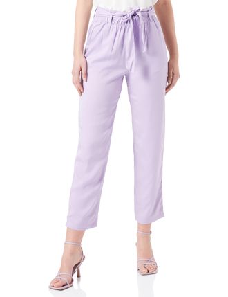 Tom Tailor Damen Relaxed Tapered Hose mit Bindegürtel