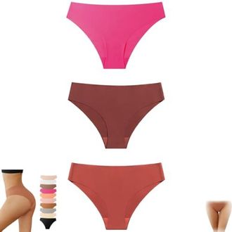 Generic Sous-v&ecirc;tements sans bout de chameau pour femme, r&eacute;sistant &agrave; la transpiration, respirant, confortable, sans couture, sous-v&ecirc;tements invisibles en soie 