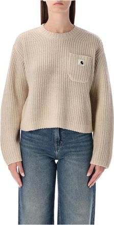 Carhartt Work in Progress Round-Neck Strickwaren - - Knitwear - Damen - Beige - S