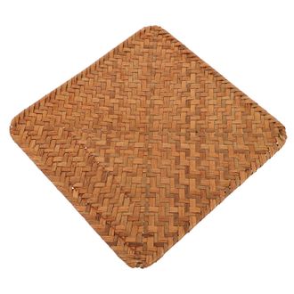NUOBESTY NIYANGLE Platzset aus Seegras 20X20cm Hitzebest&auml;ndig rutschfest Gewebtes Retro Tischset f&uuml;r Kaffeetassen und Esszimmer Nat&uuml;rliche Rattan Unterlage f&uuml;r